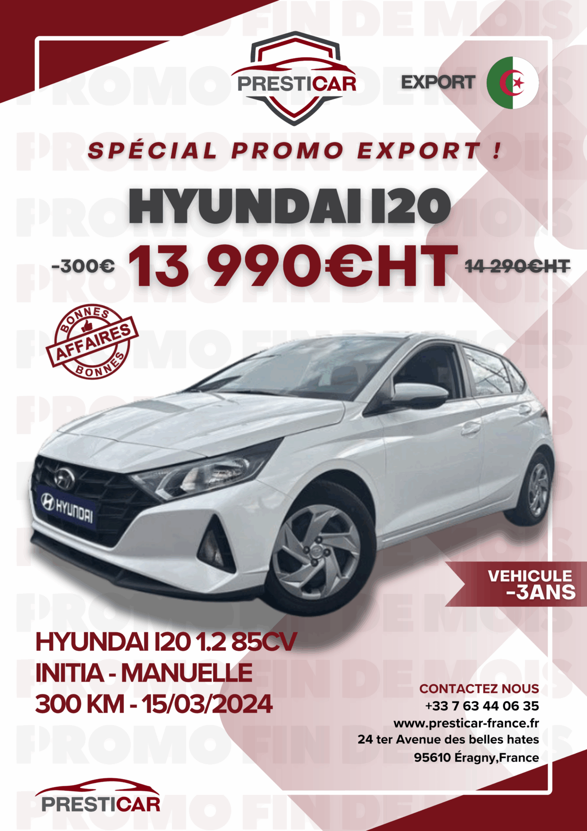 Véhicule Occasion - Presticar Export