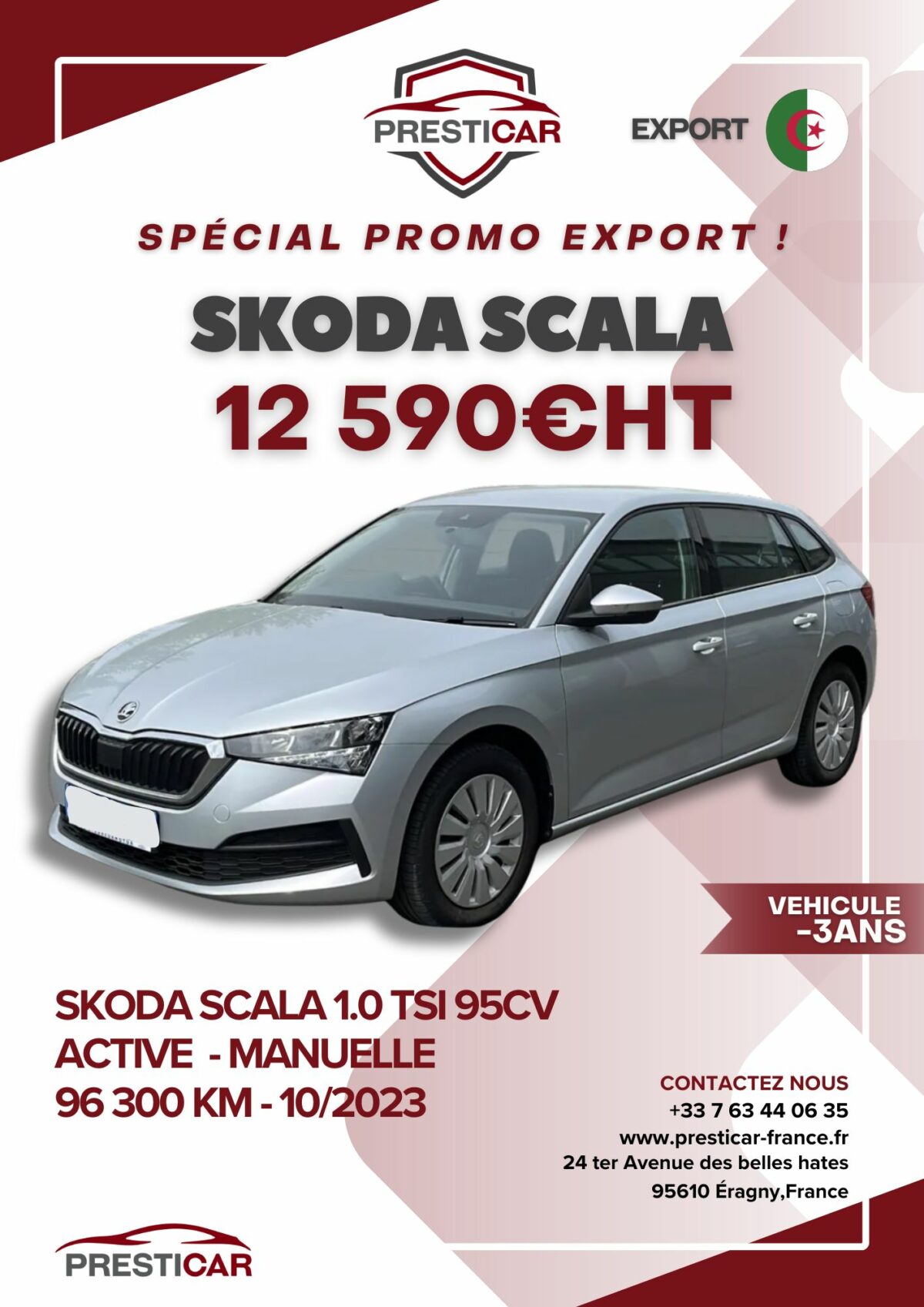 Véhicule Occasion - Presticar Export