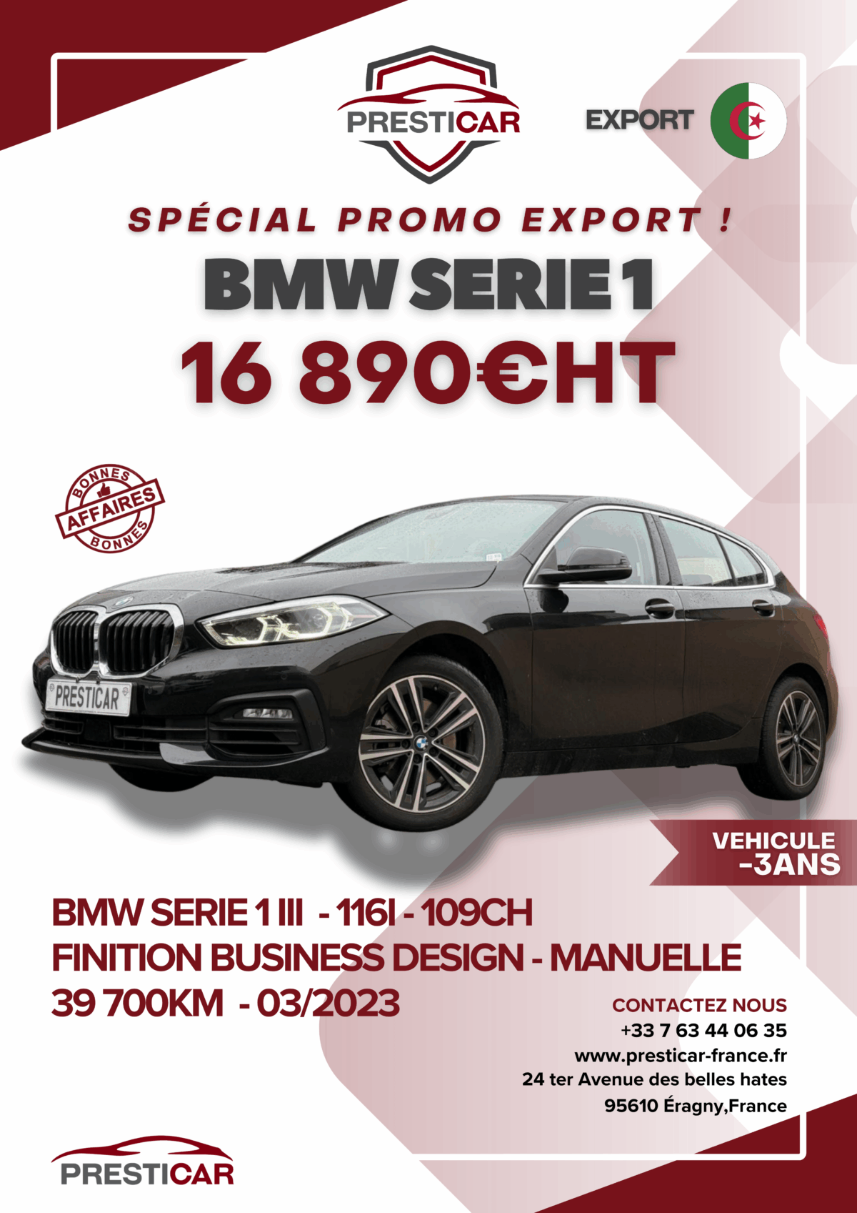 Véhicule Occasion - Presticar Export